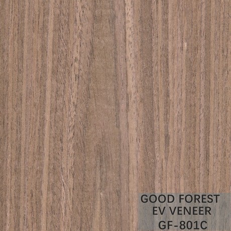 Quality Engineered Wood Veneer EV Veneer Black Walnut Crown Cut Natural for sale