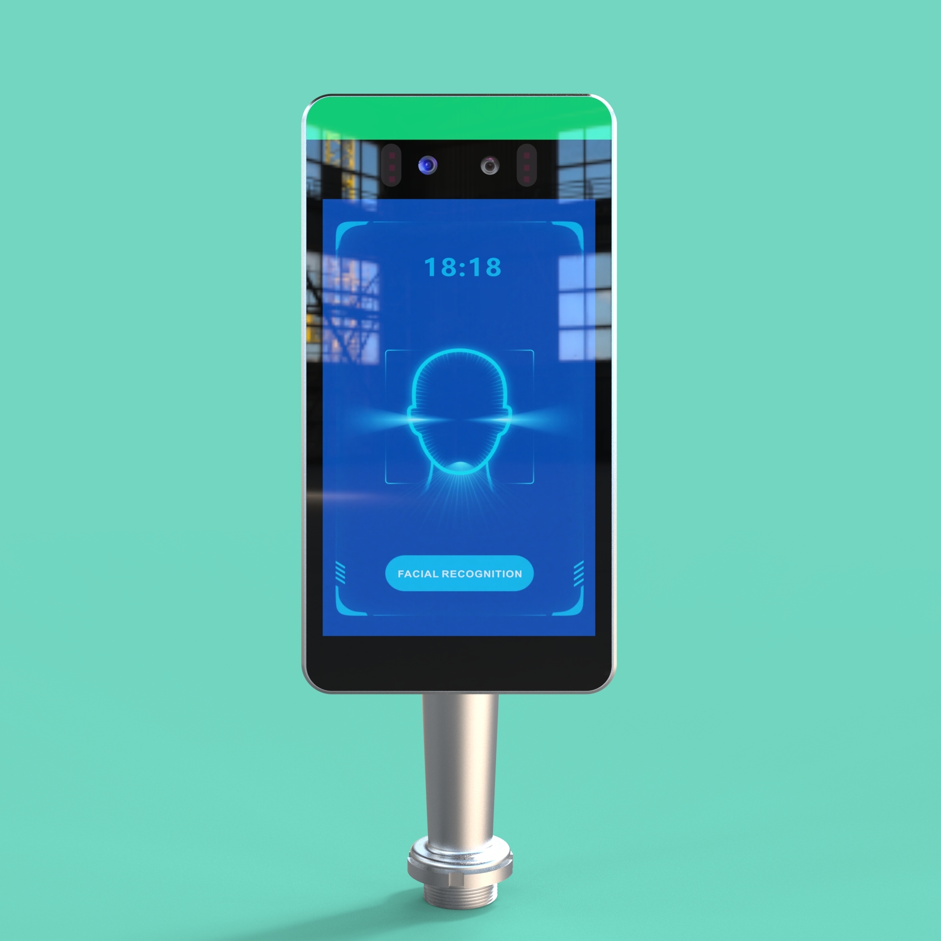 Quality 8" Face Recognition Turnstile Access Control & Attendance Terminal for sale