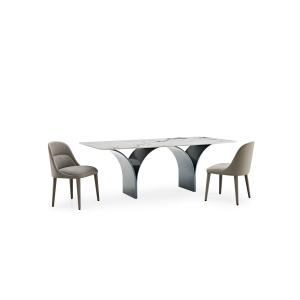 Quality Big Modern Dinning Room Furniture Marble Diner Tables Set Italy Modern Dining for sale