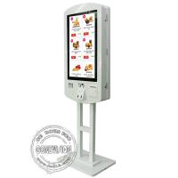 Quality Dual Screen Win10 32 Inch Capacitive Touch Screen Self Service Kiosk Macdonalds for sale