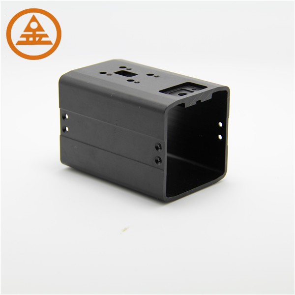Quality Black Aluminium Corner Profile Extrusion Process Square Shape CTI Approved for sale
