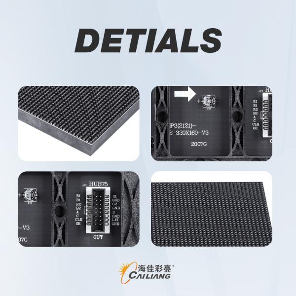 Quality 2024 CAILIANG P3 Indoor Definition LED Module 320*160mm Video Wall for Display for sale
