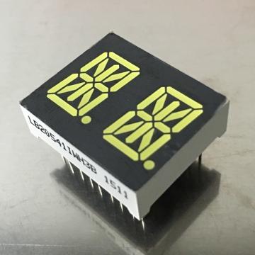 Quality Ultra Bright White 0.54" 14 Segment Led Display Dual Digit common anode For for sale