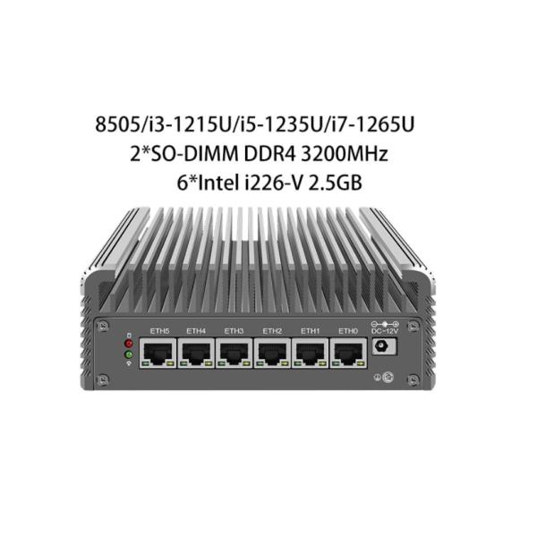 Quality Zynshield Firewall Intel i3-1215U Pfsense Ubuntu Linux 6 2.5g Rj45 Ethernet for sale