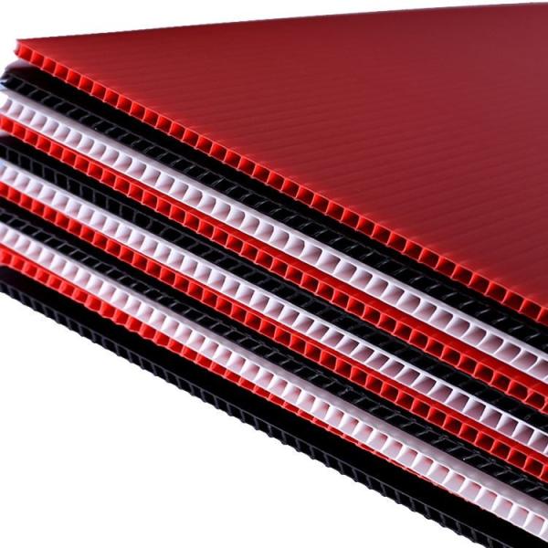 Quality Good Toughness Hollow Core Plastic Sheets 610x920x3mm for sale