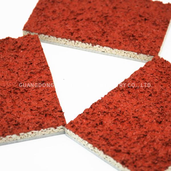 Quality UV Resistant Red Tartan Running Track PU Material Athletics Use for sale