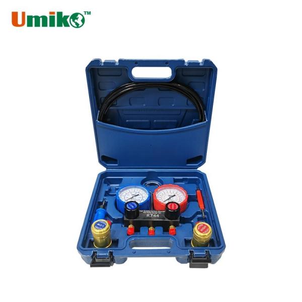 Quality Portable Refrigeration Gauge Set Easy Operation Automotive Ac Gauge Set for sale