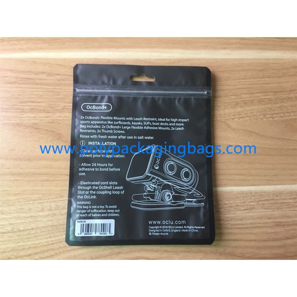 Quality OPP Matte Composite Zipper Bag for sale