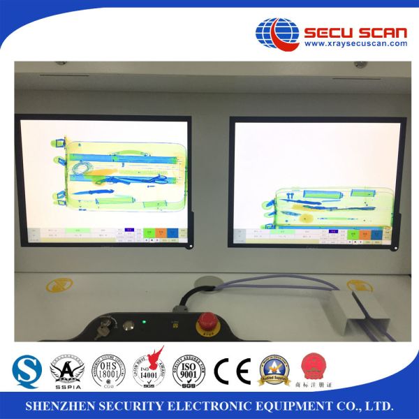 Quality Dual view AT6550D X Ray Scanning Machine Baggage with medium tunnel size for sale