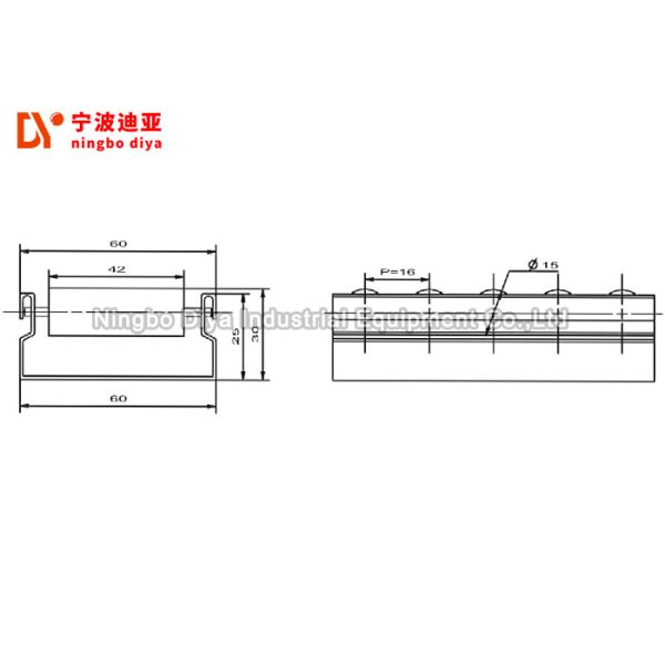 Quality Industrial Plastic Roller Track for sale