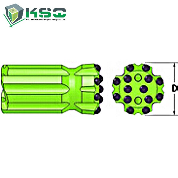 Quality Mining T45 Alloy Steel Spherical Drill Bit Threaded Drill Bits for sale