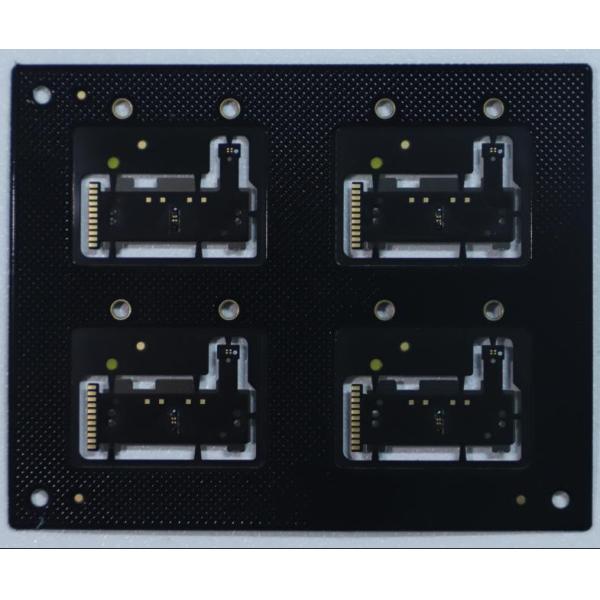 Quality 4 Layer Black Oil  Solder Mask HDI PCB Circuit Board Laser Drilling Process for sale