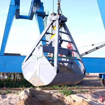 Quality Customized Mechanical 2 Rope Clamshell Grab Bucket for sale