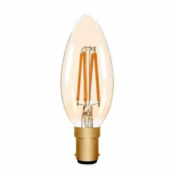 Quality Instant start COB 60mm C37 4W Edison Bulb LED globe filament for sale