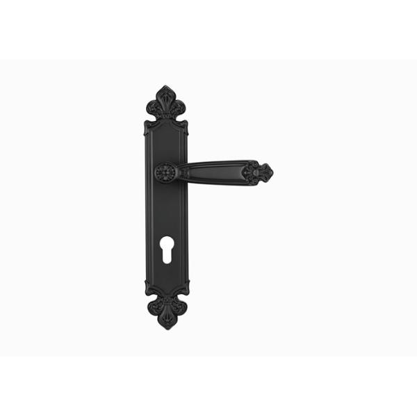 Quality 135mm 63mm Vintage Solid Brass Bronze Interior Door Handles For Luxury Door for sale