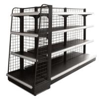 Quality 5 Layers Hardware Display Rack Supermarket Single Side Gondola for sale