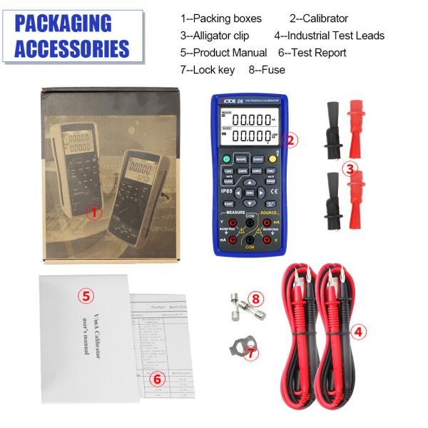 Quality VICTOR 06 V/mA calibrator measure DCV DCA simulating output DC voltage, DC for sale