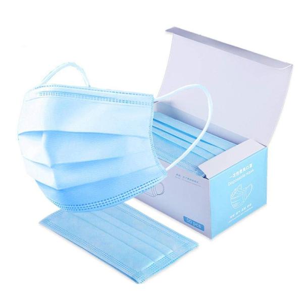 Quality Meltblown Nonwoven Disposable Protection Earloop Face Mask 3 Ply for sale