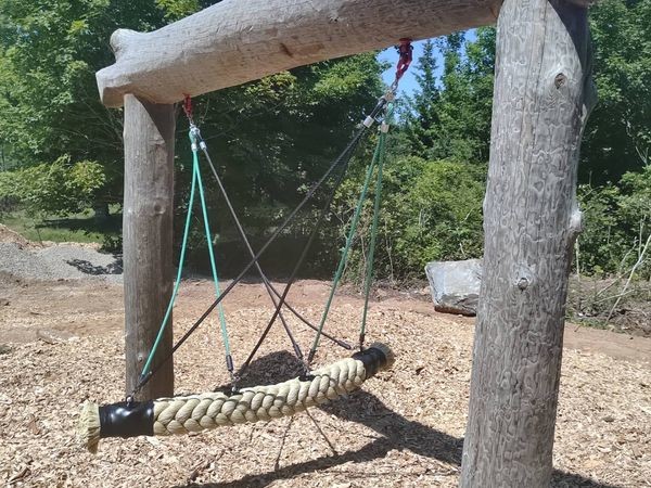 Quality 150mmx4 Meters Playground Rope Bridge With Combination Hanging Rope for sale