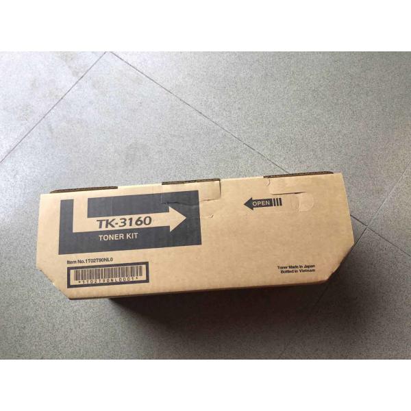 Quality Original Kyocera Toner Cartridges TK - 3160 Black Toner For Ecosys P3045dn - 12 for sale