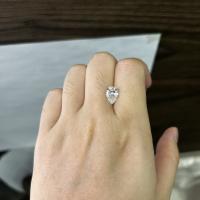 Quality VS1 F 2 Carat Lab Grown Diamond Pear Cut Grown Brilliance Diamonds for sale