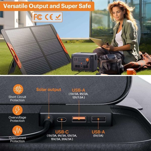 Quality 120W Portable Folding Solar Panel for sale