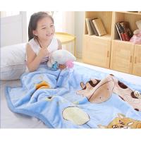 China Multifuction Cartoon Print Blanket Kids Animal Flannel Blanket 100*120CM factory