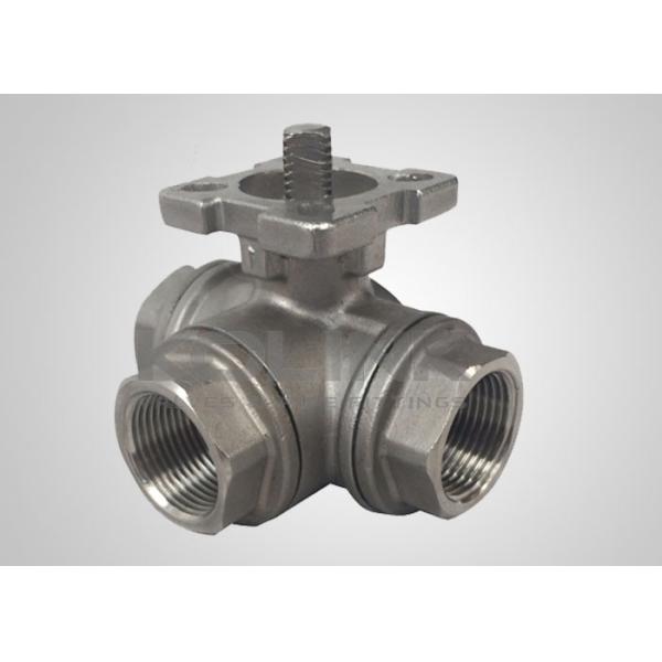 Quality Cast Steel 3-Way Ball Valve L-Port T-Port Flanged DN15-DN200 for sale