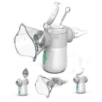 Quality DC Battery Powered Portable Mesh Nebulizer Budesonide 2μm - 3μm For Asthma for sale