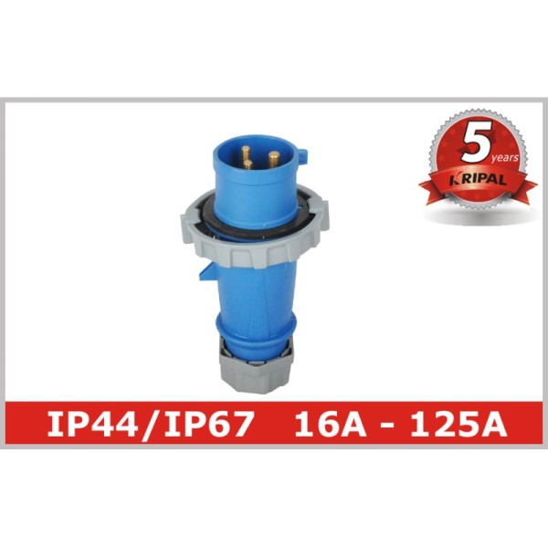 Quality European Standard IEC 16A Industrial Plugs , Pin And Sleeve Electrical Connectors for sale