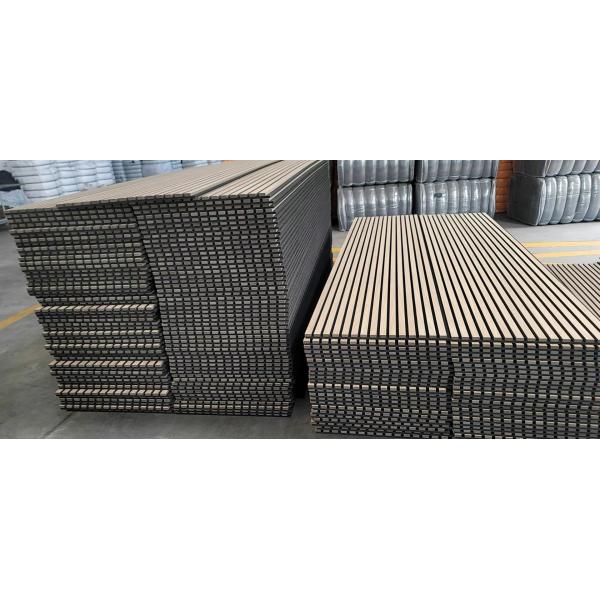 Quality Eco Sound Absorption Oak Veneer Wooden Acoustic Panel 21mm for sale