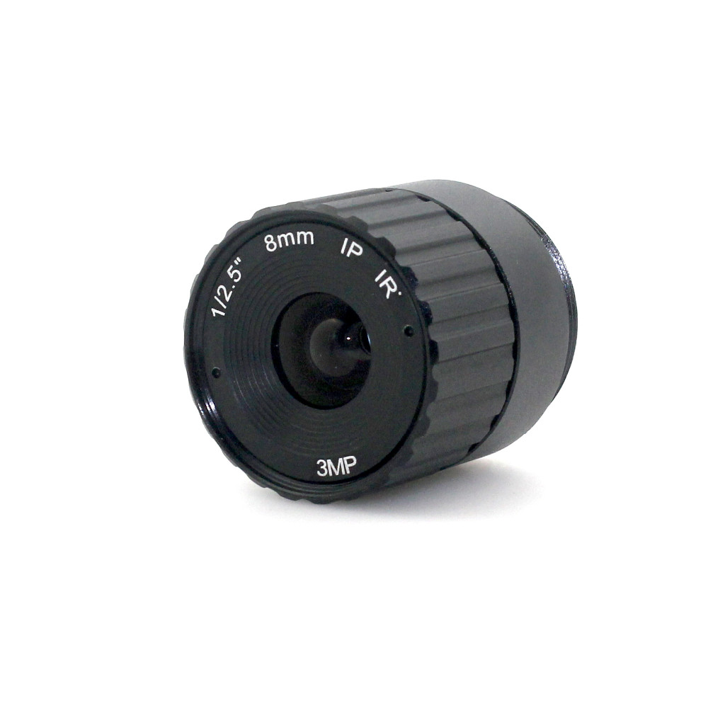 8MM 3MP CCTV Lens 1/2.5'' F1.4 CS Fixed IR 3.0 Megapixel CCTV Lens For IR 720P/1080P Security Camera