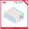 3 Tons Warehouse Mezzanine Floor With Stairs Powder Coated OEM china 3 Tons Warehouse Mezzanine Floor With Stairs Powder Coated OEM