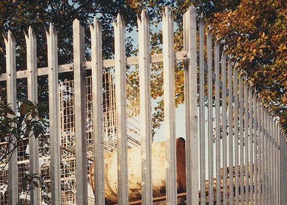 Quality 3m Steel Palisade Fencing , 12m Length Palisade Sliding Gate for sale