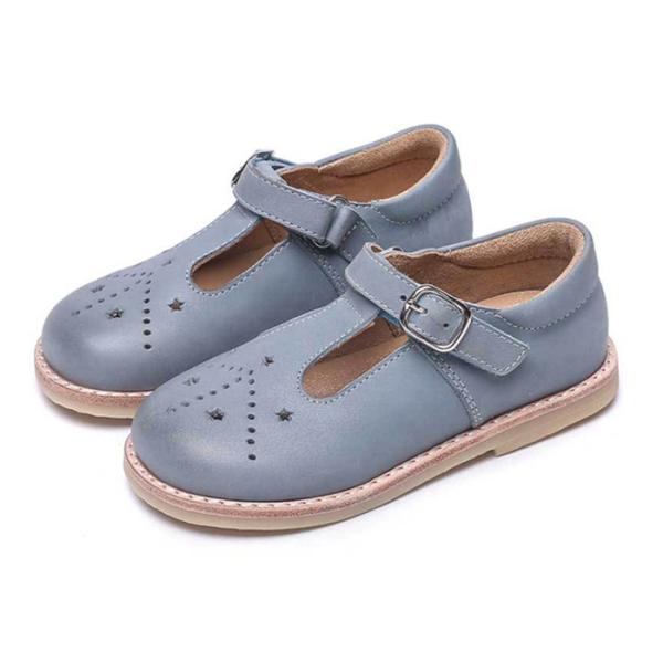 Quality Breathable Vamp School Girls Mary Jane Flat for sale
