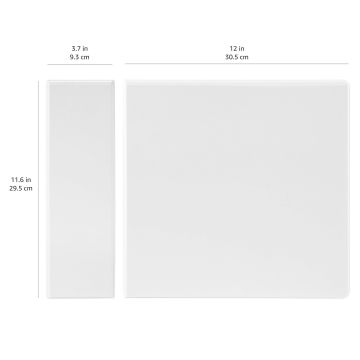 Quality Stylish White File Folder Ring Binder with Durable Hinge and ONE Touch Open for sale