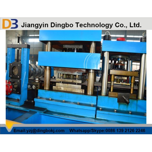 Quality 45kw Main Motor Power GuardRail Roll Forming Machine with Electric Control Cabinet for sale