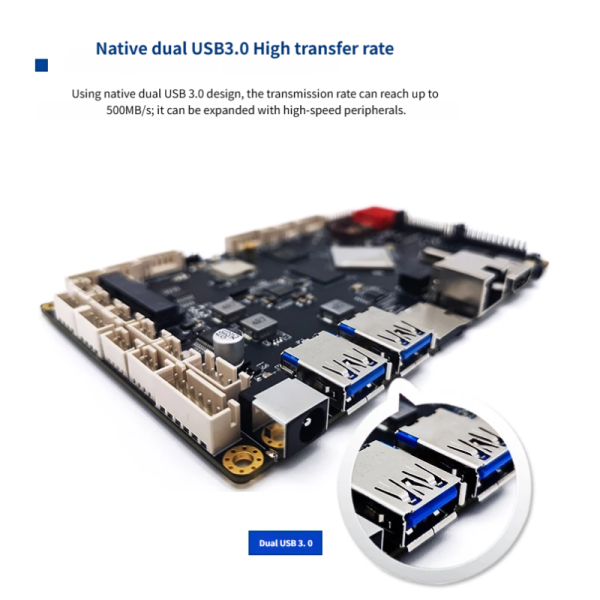 Quality High-Performance RK3568 Board with 4K Decoding Resolution Featuring 8 Serial for sale