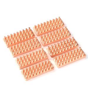 Quality Durable Rectangle Copper VRM Heatsink , Anti Corrosion Small Copper Heatsink for sale