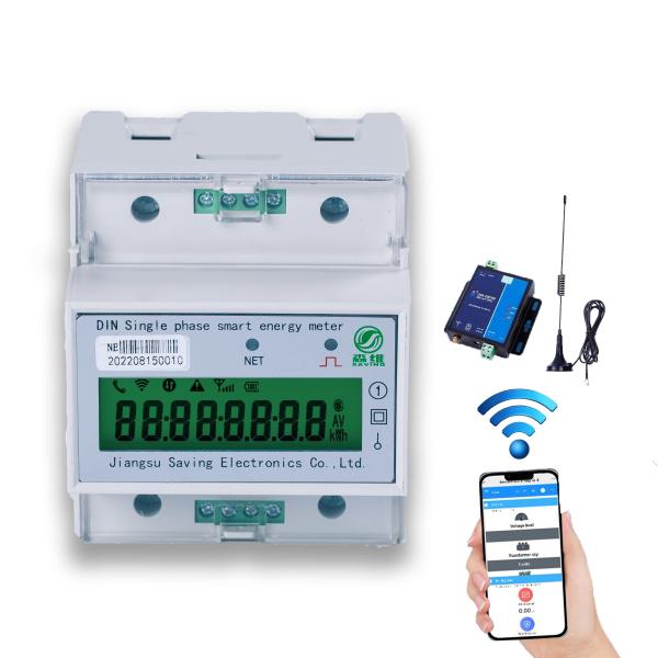 Quality Prepaid Electric Single Phase Meter LCD Display Electric Sub Meter Single Phase for sale