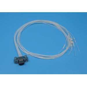 Quality 500 Cycles Durability Rectangular J30j Connector With 500mm AFR250 White Cable for sale