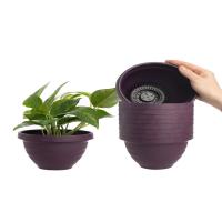 Quality PP Home Garden Durable Plant Pots Wear Resistance for sale