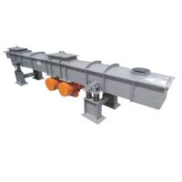 Quality Long Distance Trough Type Vibratory Conveyor For High Temperature Furnace Burden High Titanium Slag Conveying for sale