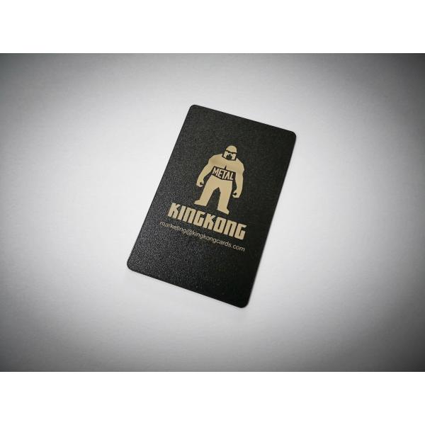 Quality SLE4442 RFID NFC Contactless Metal Chip Card Custom Logo for sale