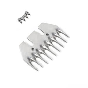 Quality Straight 9 Teeth Horse Clipper Blade Carbon Steel Dog Clipper Blades Customizabl for sale