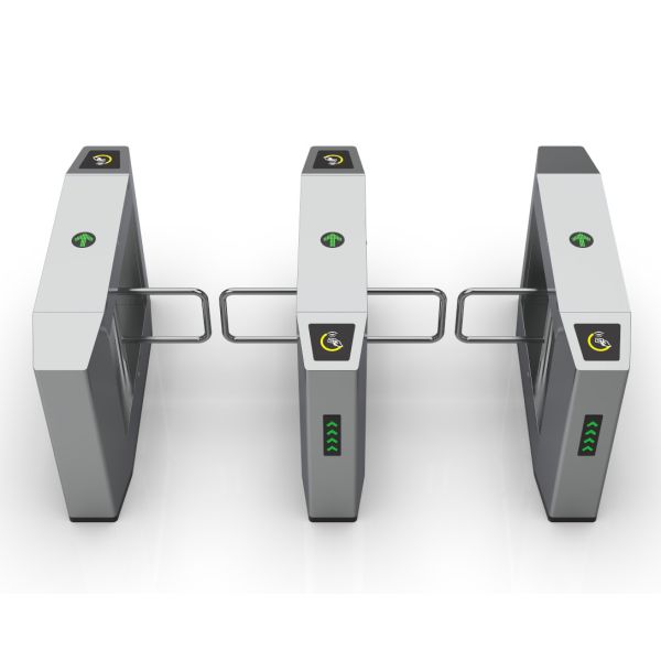 Quality Silver Turnstile Swing Gate Arm Barrier Access Control Security Indoor Outdoor for sale