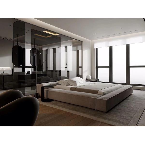 Quality Classic Hotel Double Bed Modern Solid Wood King Bed for sale