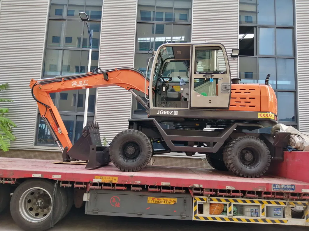 CE Certification Jg90z Wastemaster Wheeled Excavator Machine Grapple Bucket for Waste Recycling