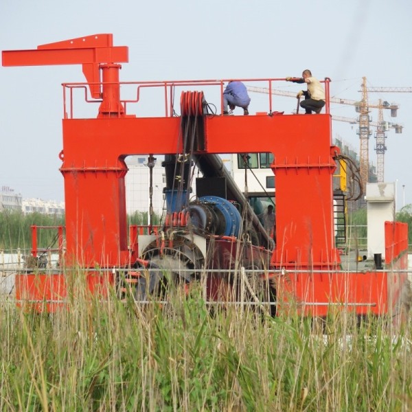 Quality Depth 25m River Dredging Equipment 22 Inches With Submersible Pump for sale