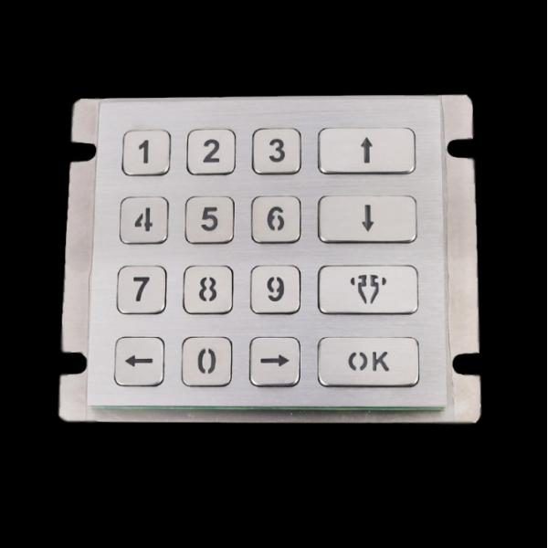 Quality Atm Vandal Proof Keyboard , 4 * 4 Matrix Type Cash Machine Number Pad for sale